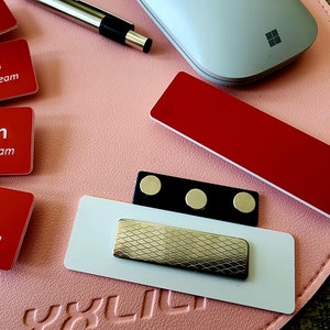 Custom Engraved Magnetic Name Tag: Personalized Plastic Badge - Etsy
