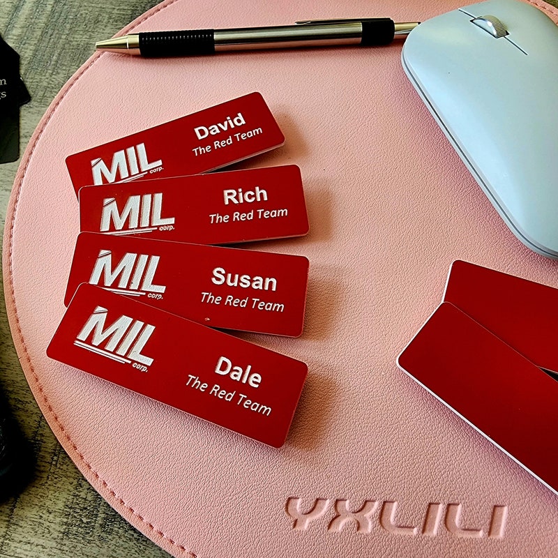 Custom Magnetic Name Tags - Etsy