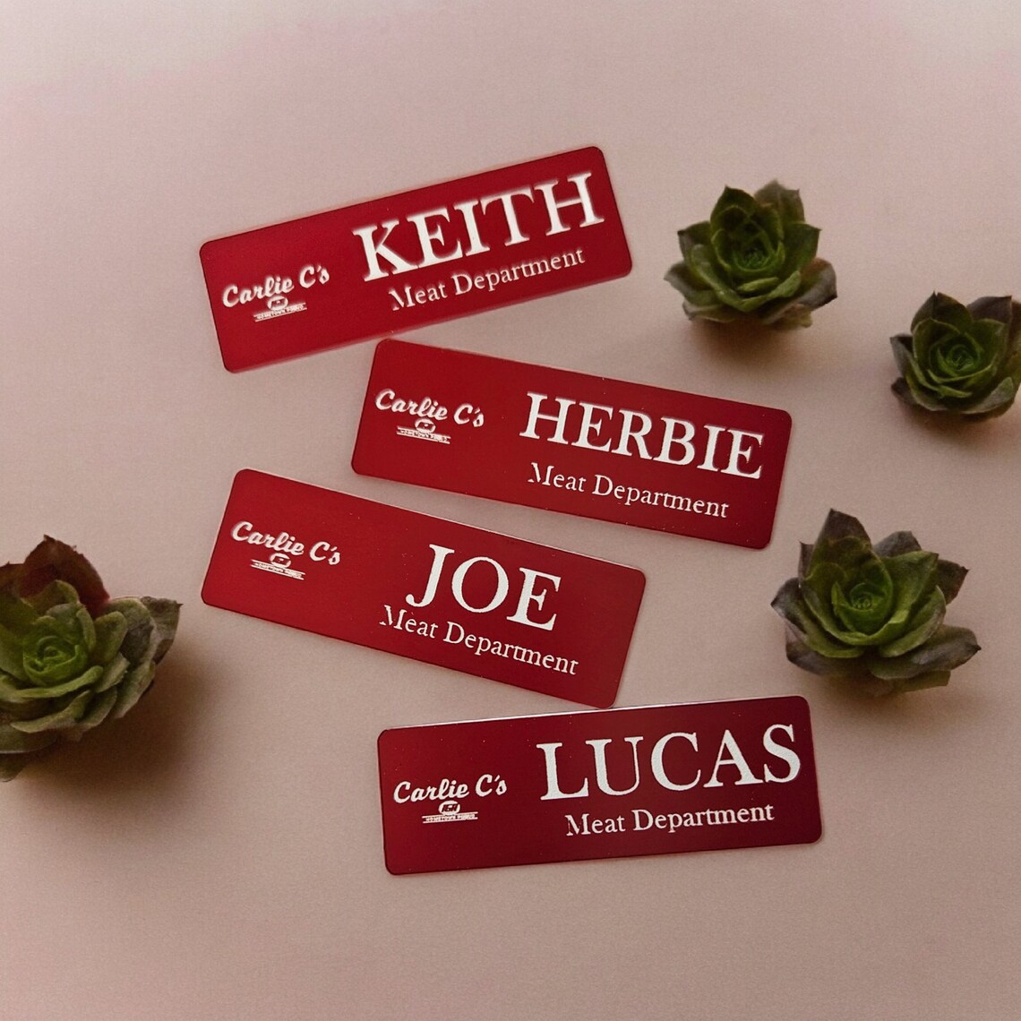 Custom Engraved Magnetic Name Tag: Personalized Plastic Badge - Etsy