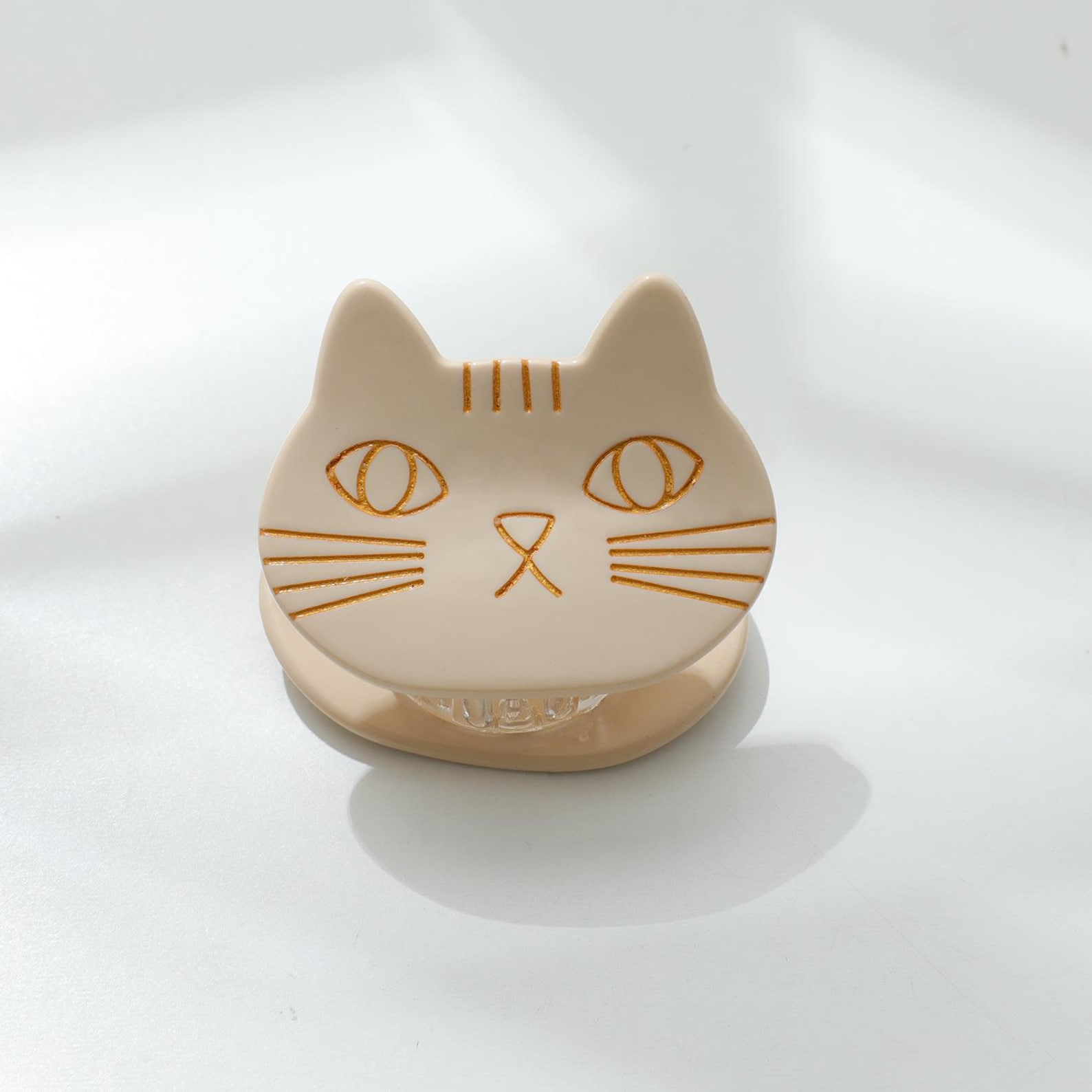 Ginger Cat Face Claw Clip - Small - Etsy