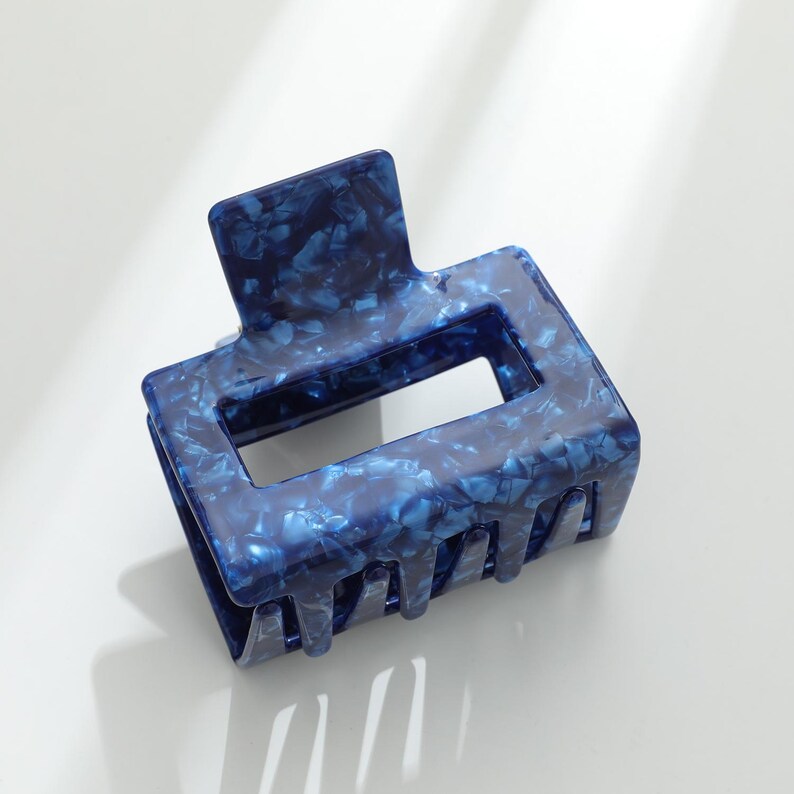 Denim Blue Claw Clip - Large (adrienne L, Simone L, Luna L) - Etsy