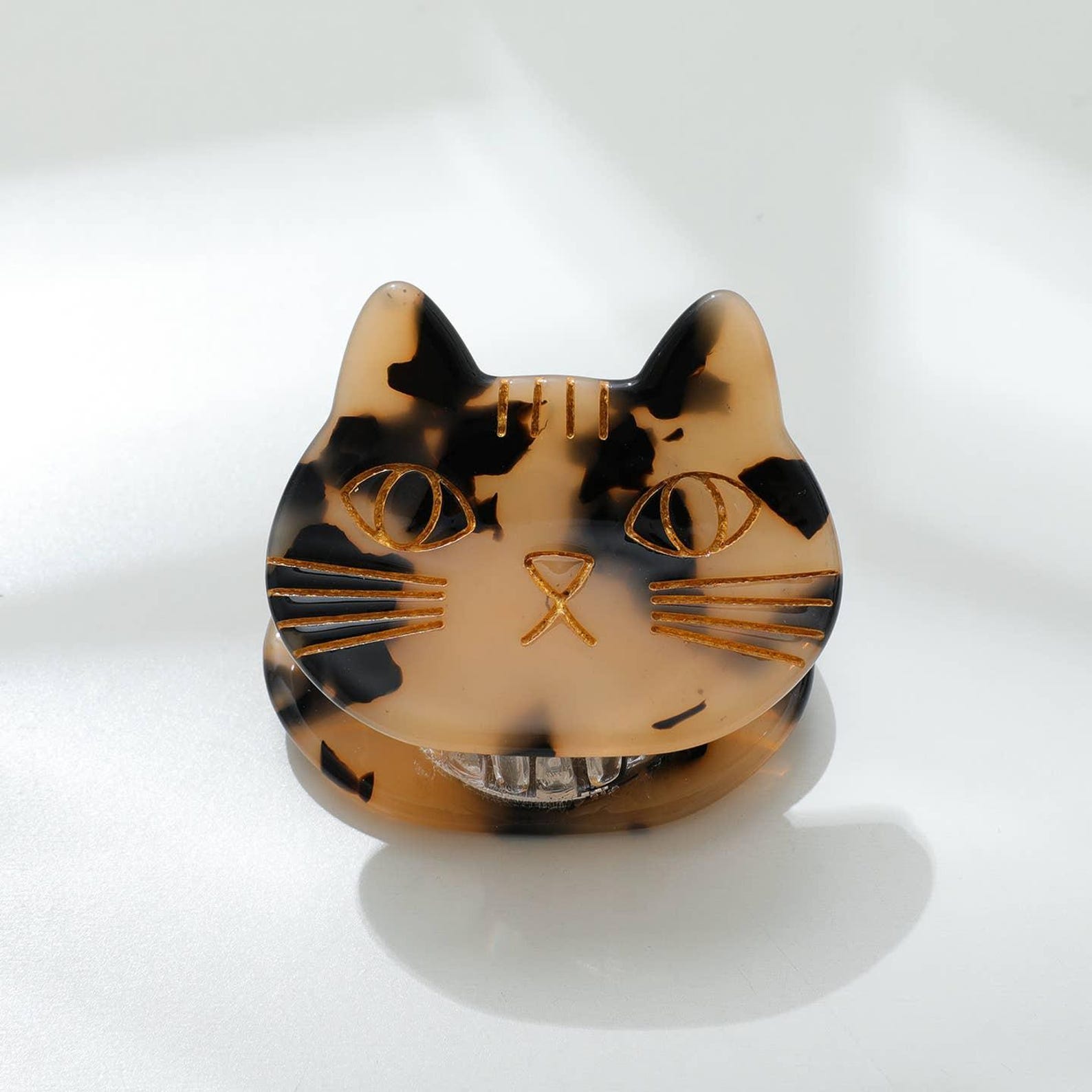 Ginger Cat Face Claw Clip - Small - Etsy