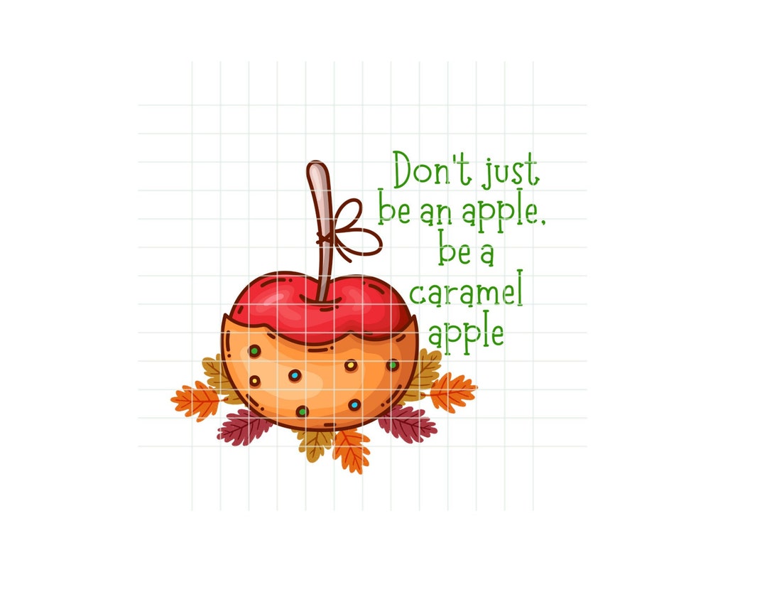 Fall Png File, Autumn Download, Caramel Apple Png - Etsy