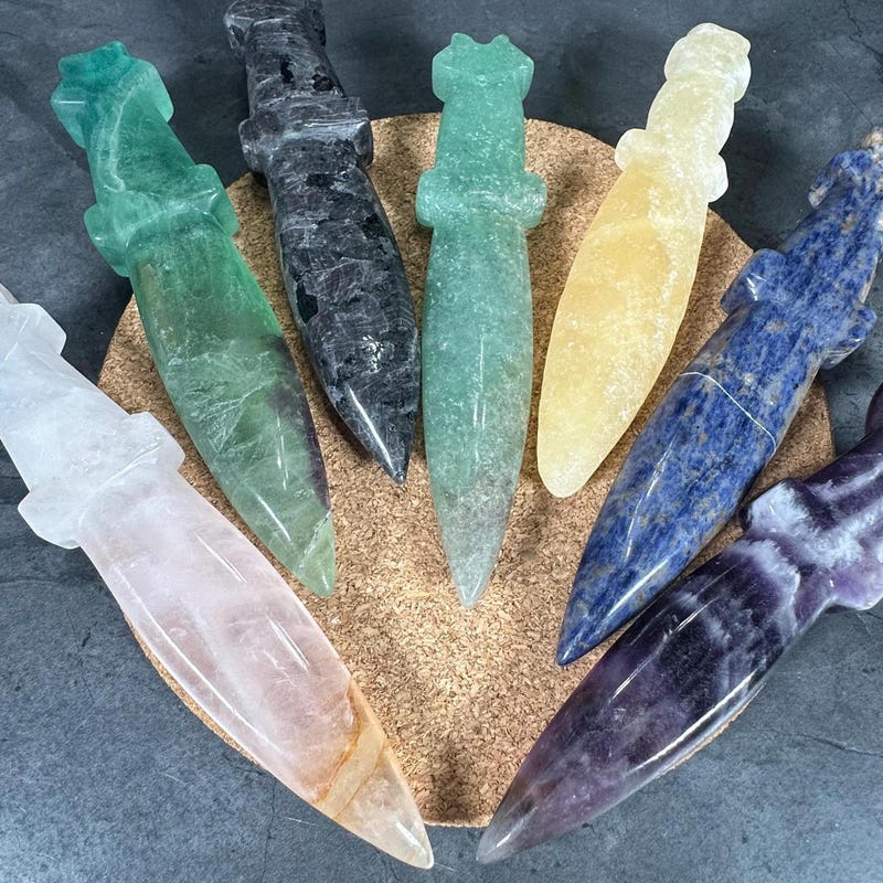 Crystal Dagger - Etsy