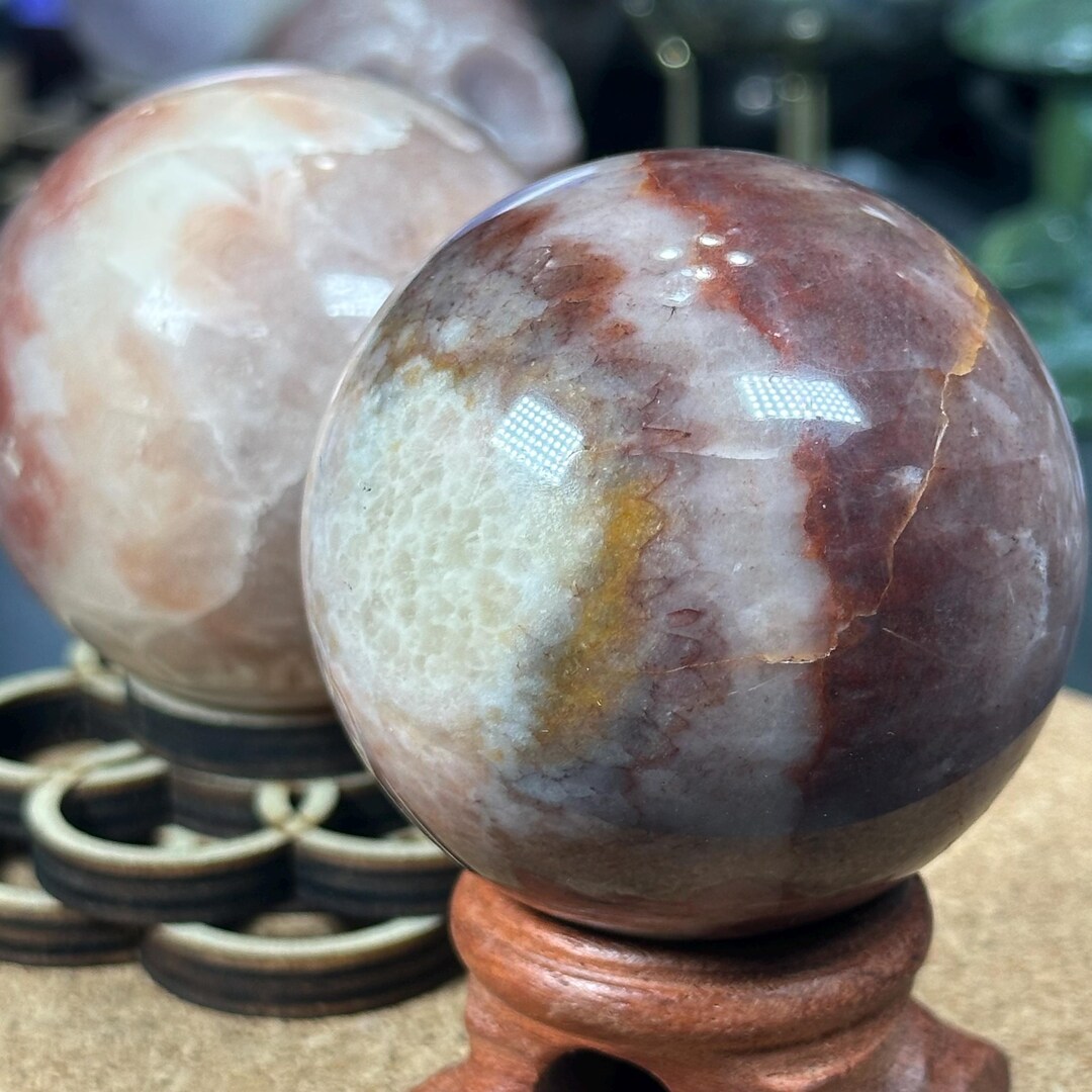 Dali Jasper (pork Stone) Spheres – Grounding & Strength - Etsy
