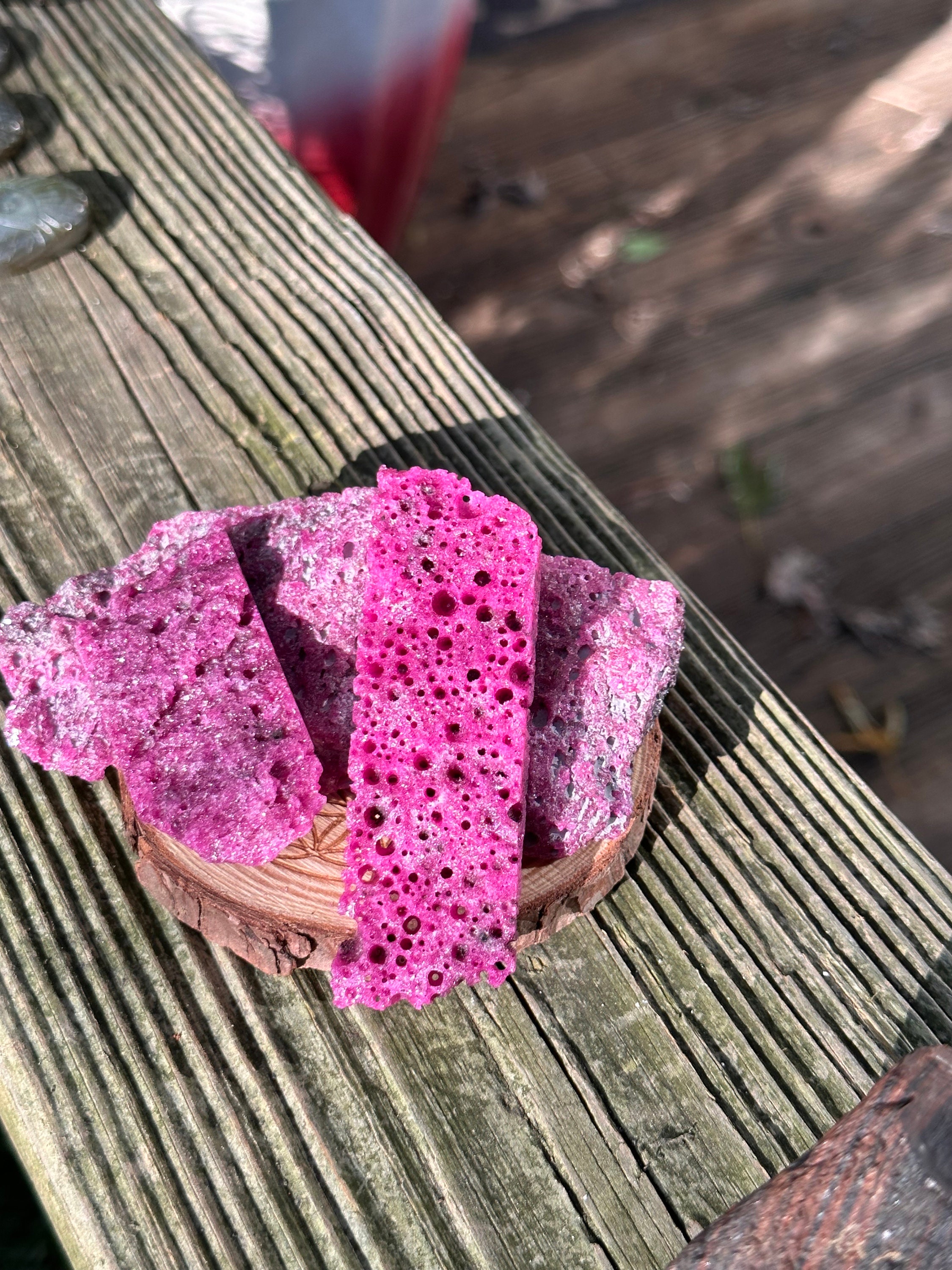 Honeycomb Ruby Shards Unveil Your Passionate Spirit - Etsy