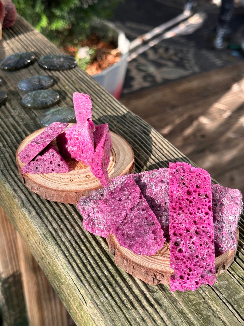 Honeycomb Ruby Shards Unveil Your Passionate Spirit - Etsy