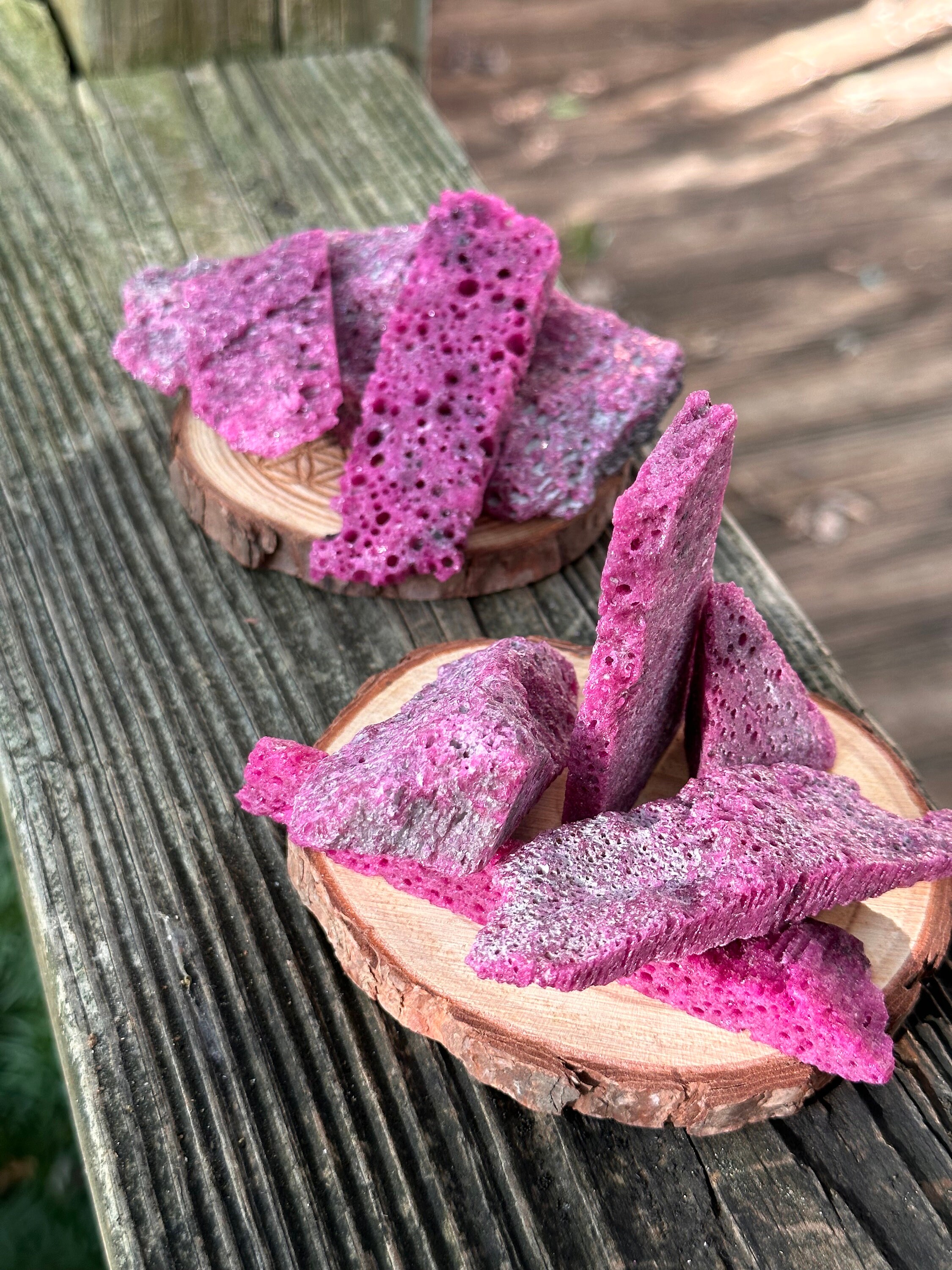 Honeycomb Ruby Shards Unveil Your Passionate Spirit - Etsy