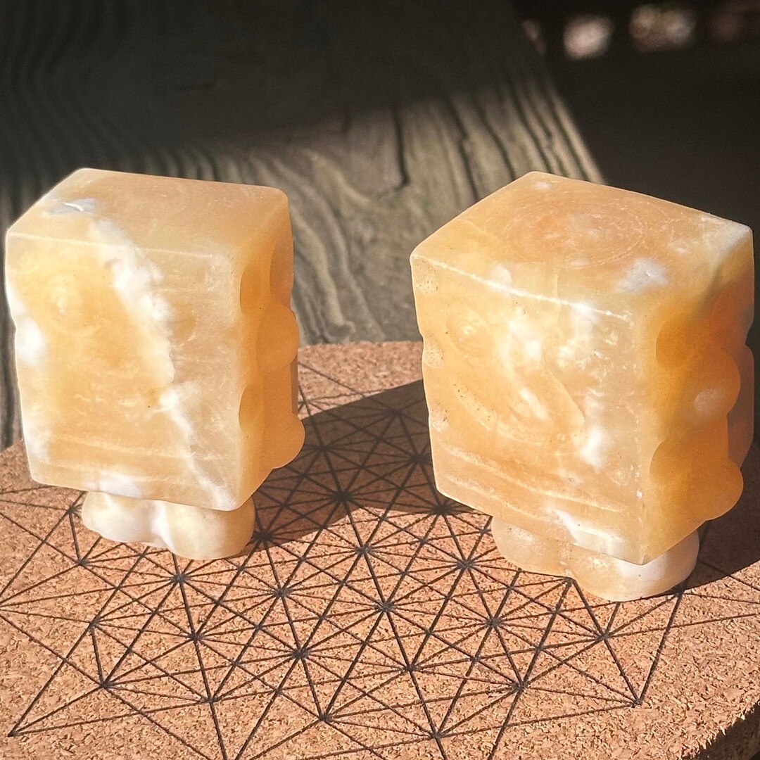 Honey Calcite Cartoon Character Under the Sea Joy and Abundance - Etsy