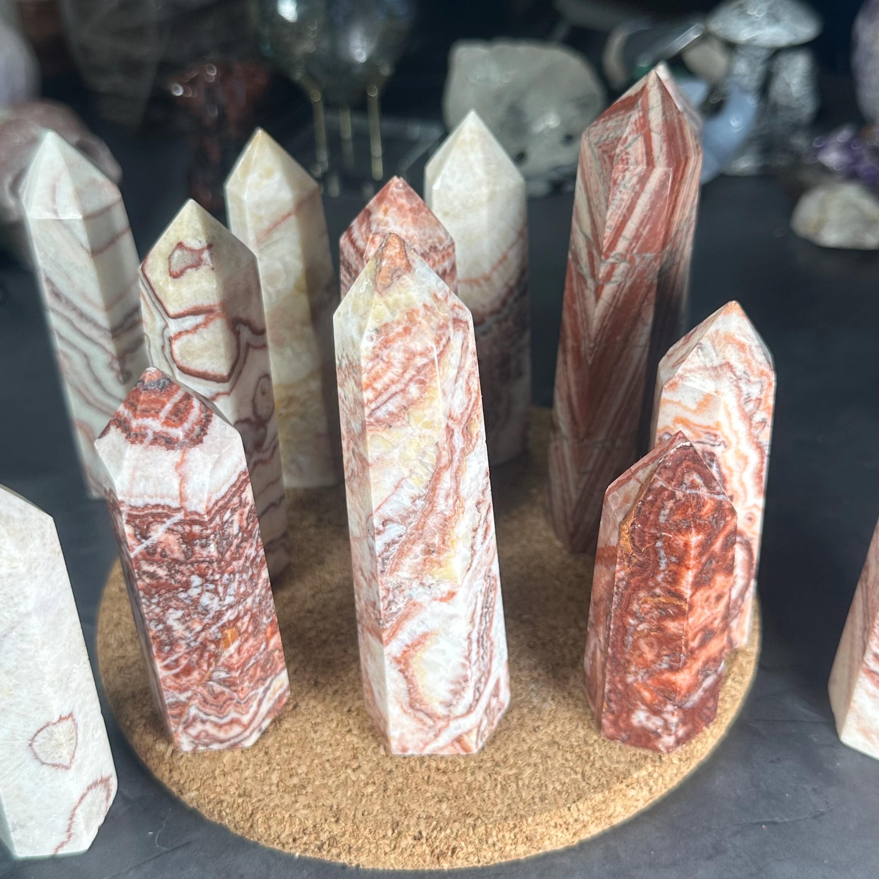 Dali Jasper (AKA Pork Stone) Towers - Stability and Growth - Etsy