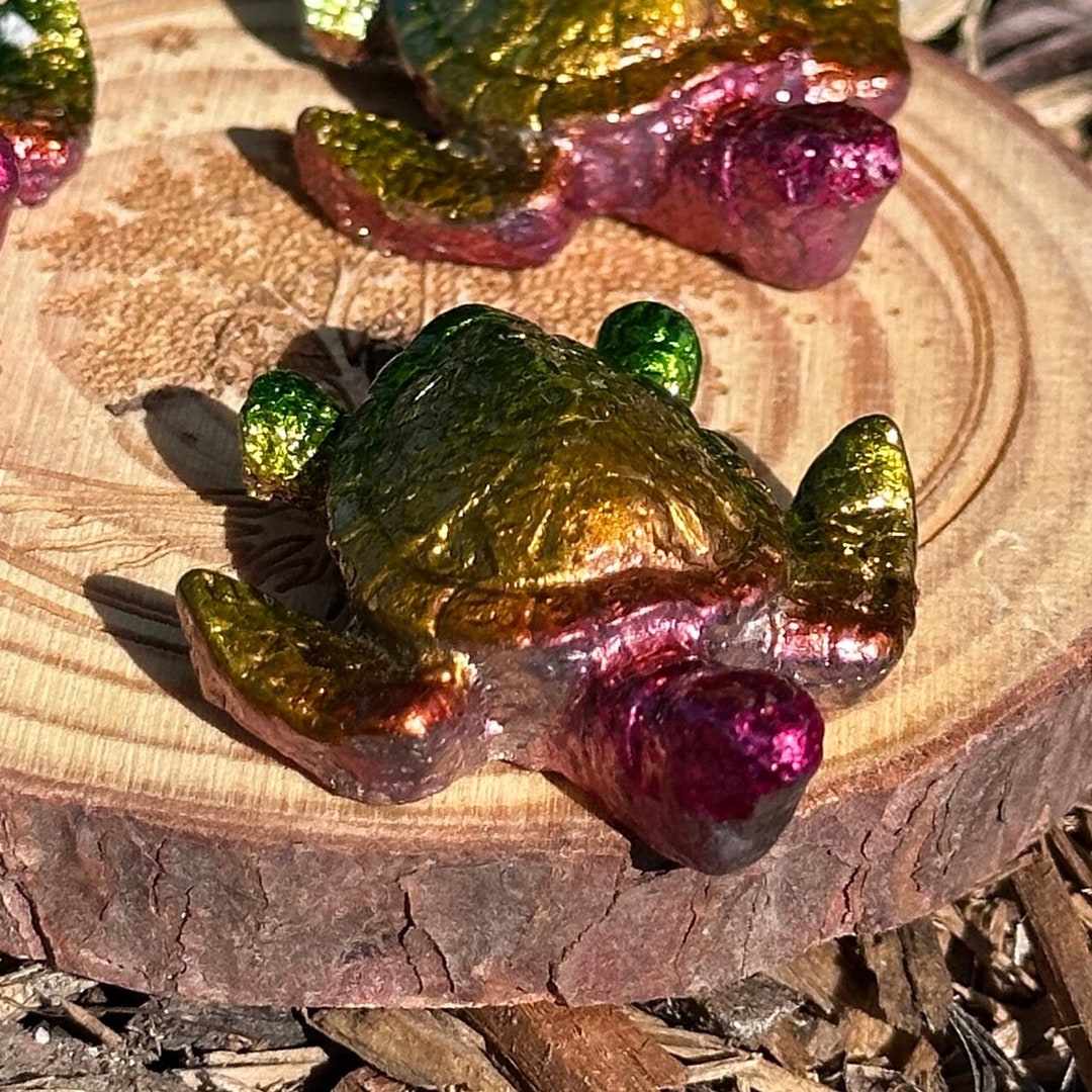 Bismuth Sea Turtle - Unique Elemental Beauty - Etsy