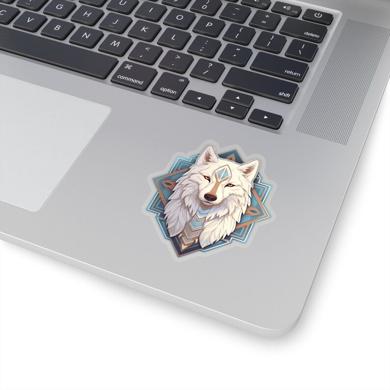 Wolf Stickers, White Wolf Stickers; Spirit Animal Power Animal Sticker ...