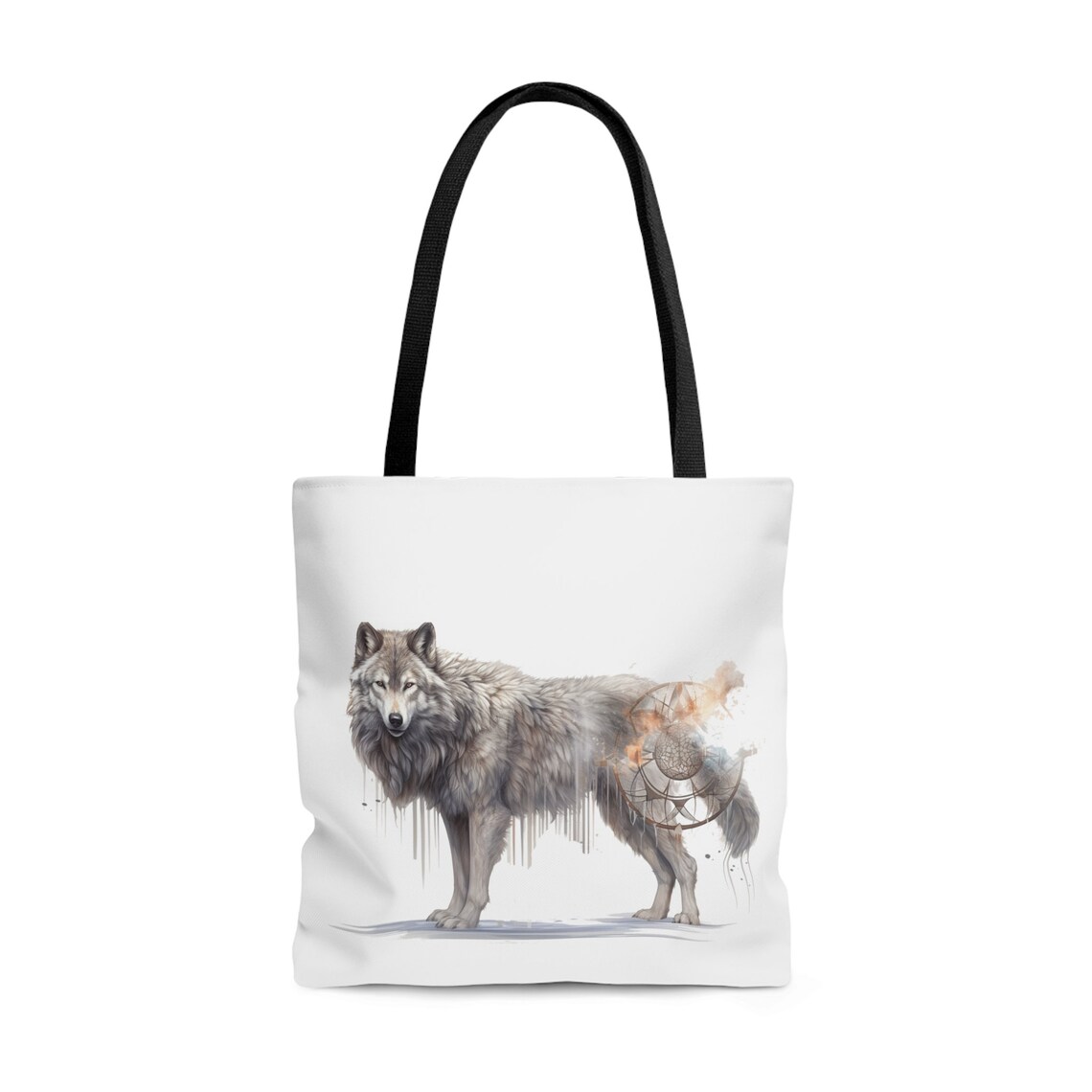 Wolf Bag, Wolf Tote Bag, Spirit Animal Power Animal Grey Wolf Bag - Etsy