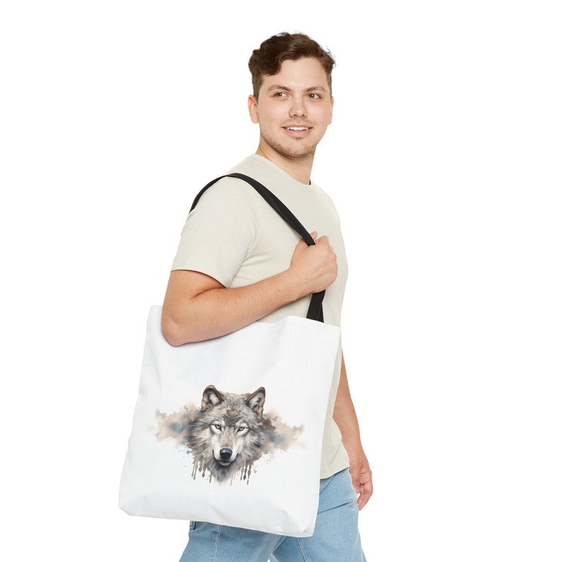 Wolf Bag, Wolf Tote Bag, Spirit Animal Power Animal Bag - Etsy