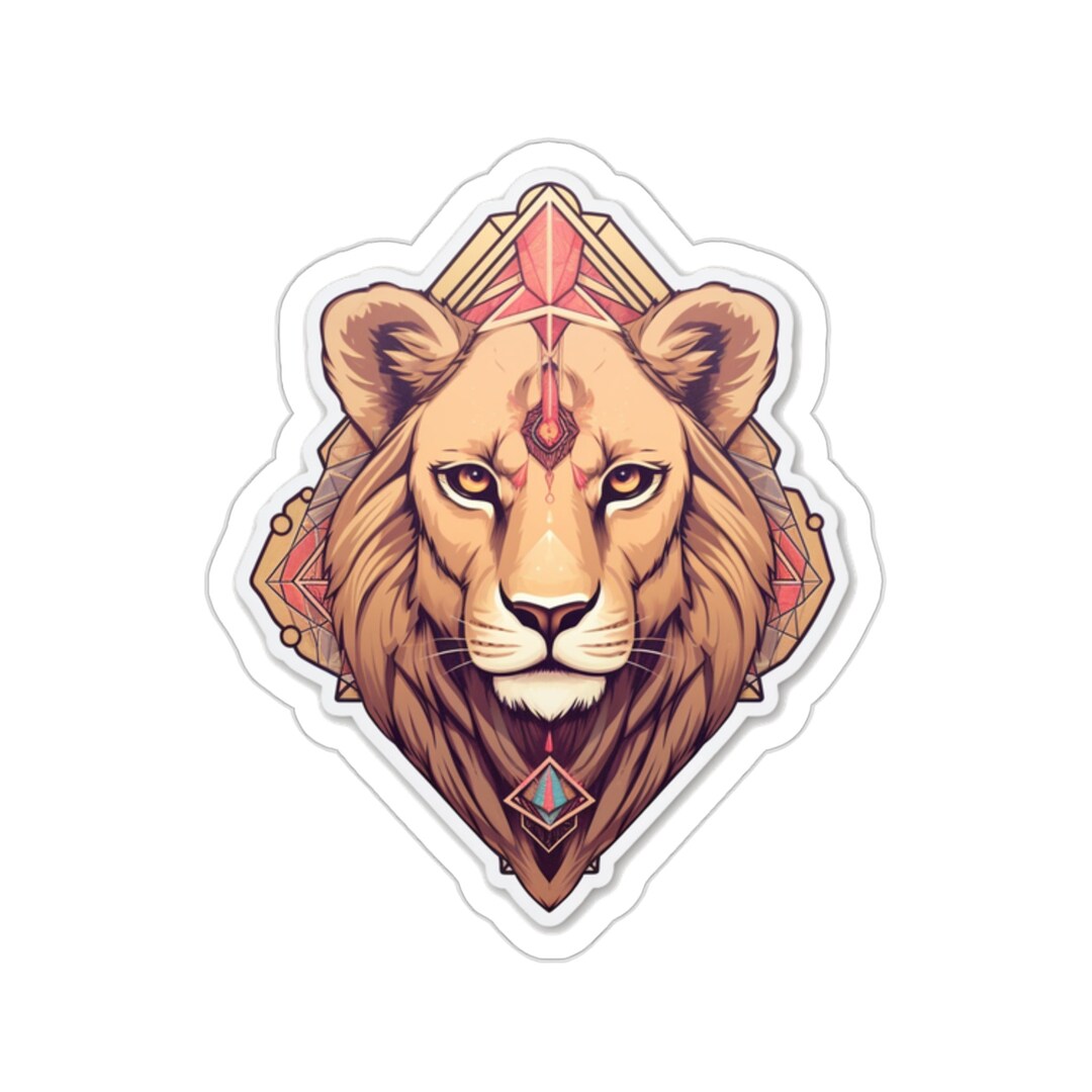 Lioness Stickers,lioness Lion Stickerspirit Animal Lioness ...