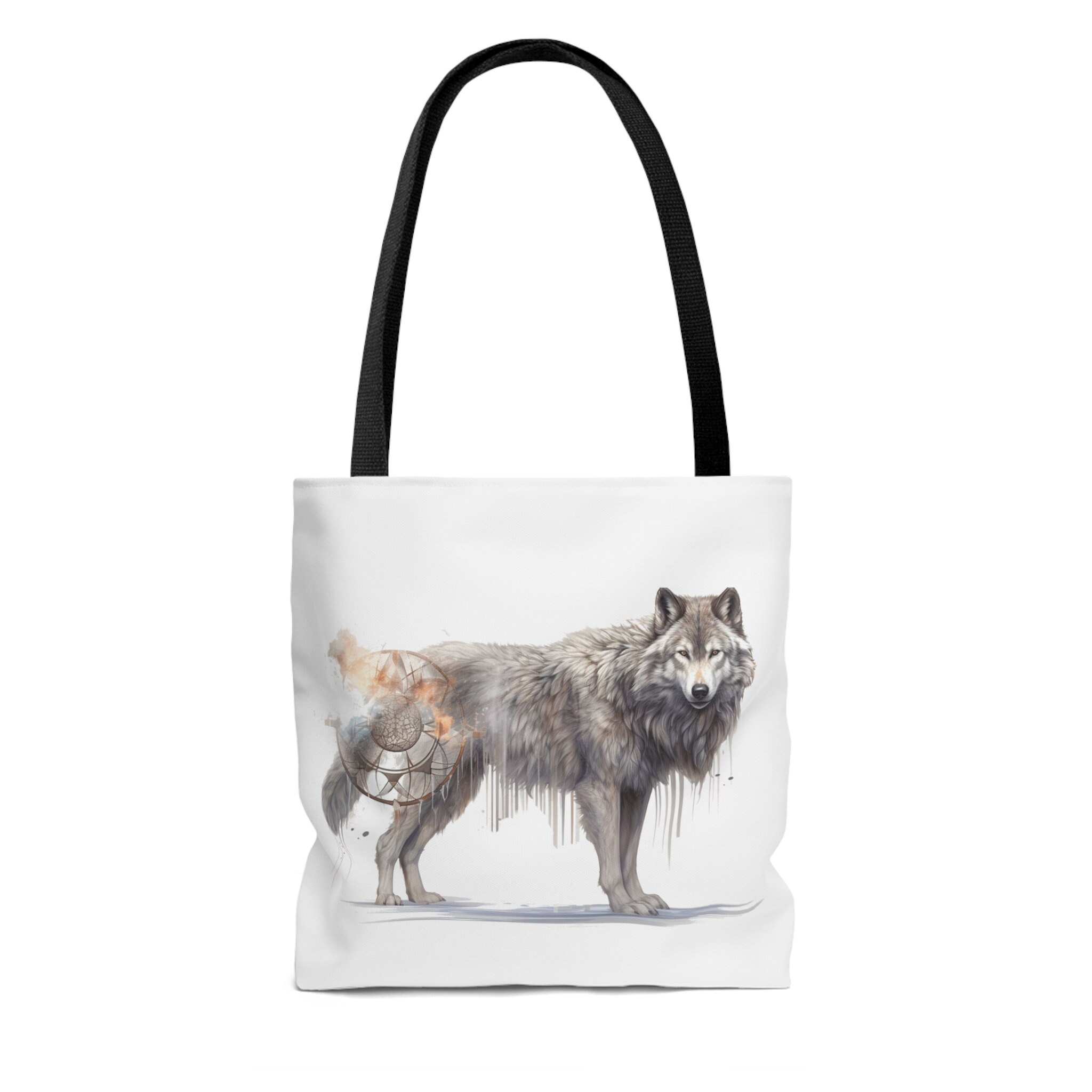 Wolf Bag, Wolf Tote Bag, Spirit Animal Power Animal Grey Wolf Bag - Etsy