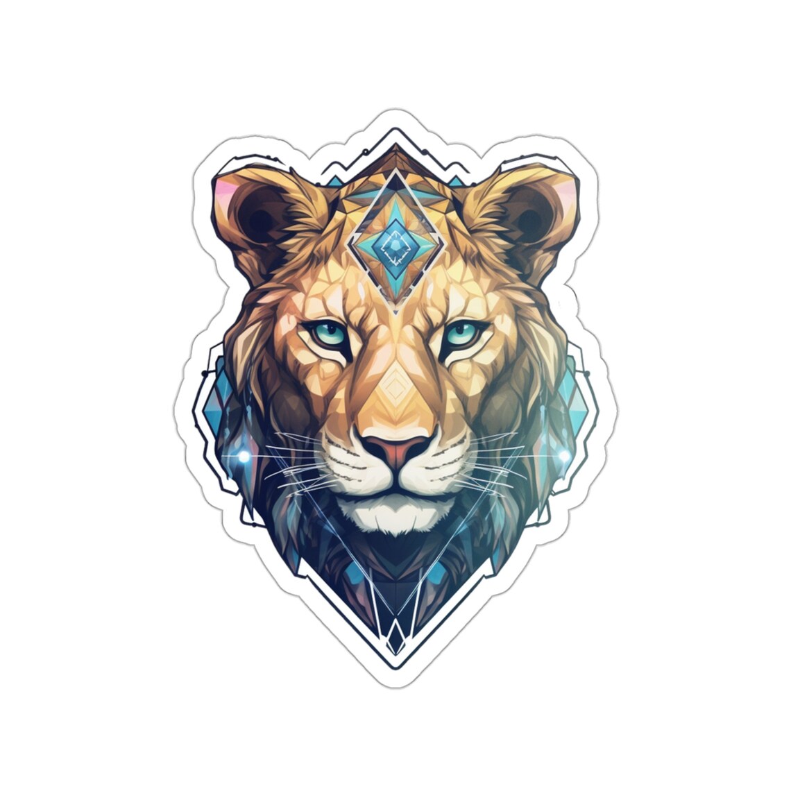 Lioness Stickers,lioness Lion Stickerspirit Animal Lioness ...