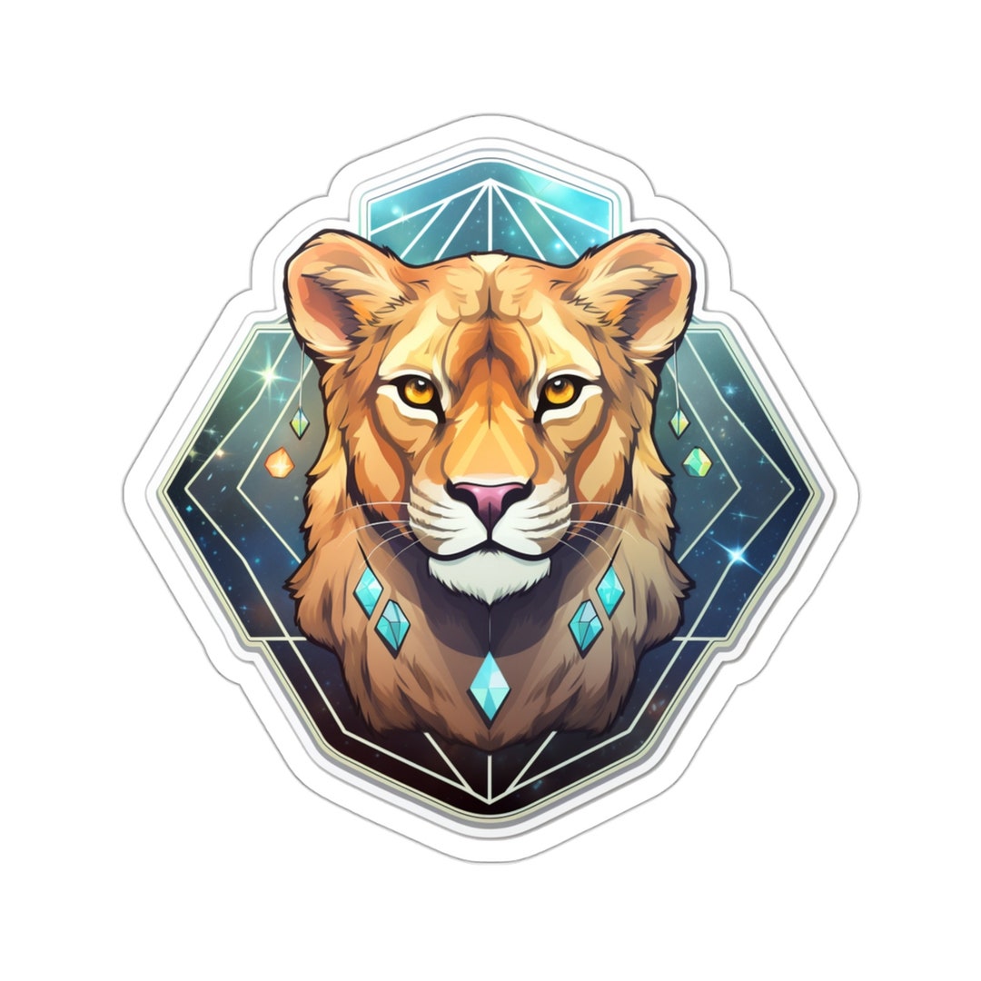 Lioness Stickers,lioness Lion Sticker;spirit Animal Lioness Sticker ...