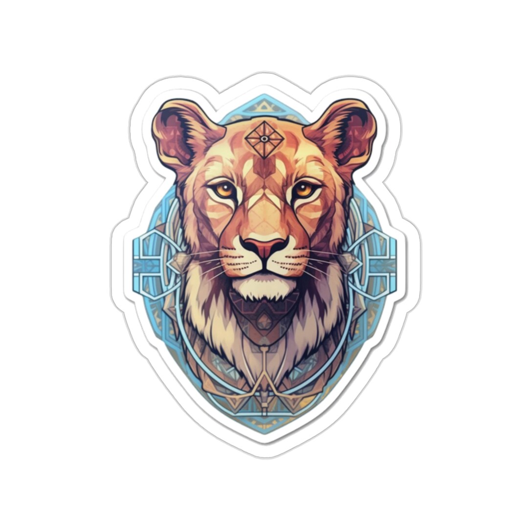 Lioness Stickers,lioness Lion Stickerspirit Animal Lioness ...