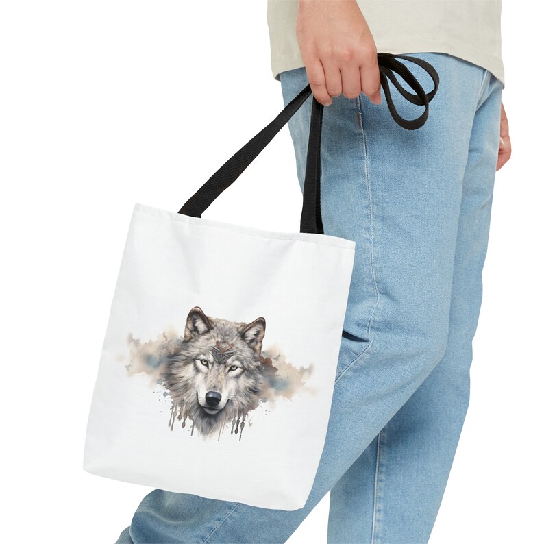 Wolf Bag, Wolf Tote Bag, Spirit Animal Power Animal Bag - Etsy