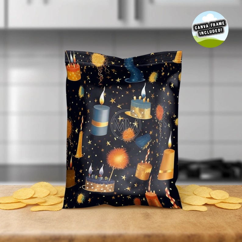 Potato Chip Bag Mockup PSD Mockup Chip Bag Canva Potato - Etsy