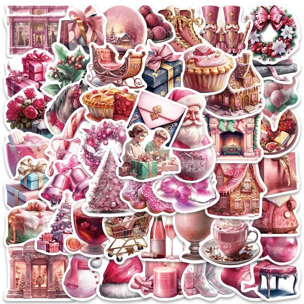 50 Pcs Christmas Theme Stickers Set of 50 - Etsy