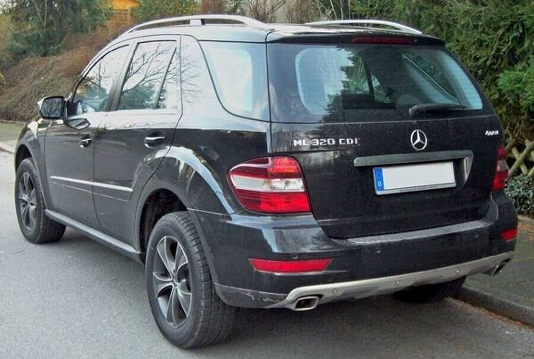 Mercedes ML Class W164 Rear Bumper Sill Cover S. Steel - Etsy