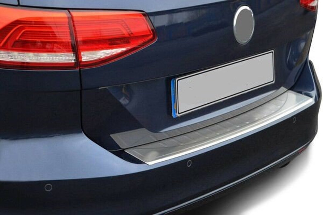 VW Passat B8 SW Rear Bumper Sill Cover S. Steel brushed - Etsy