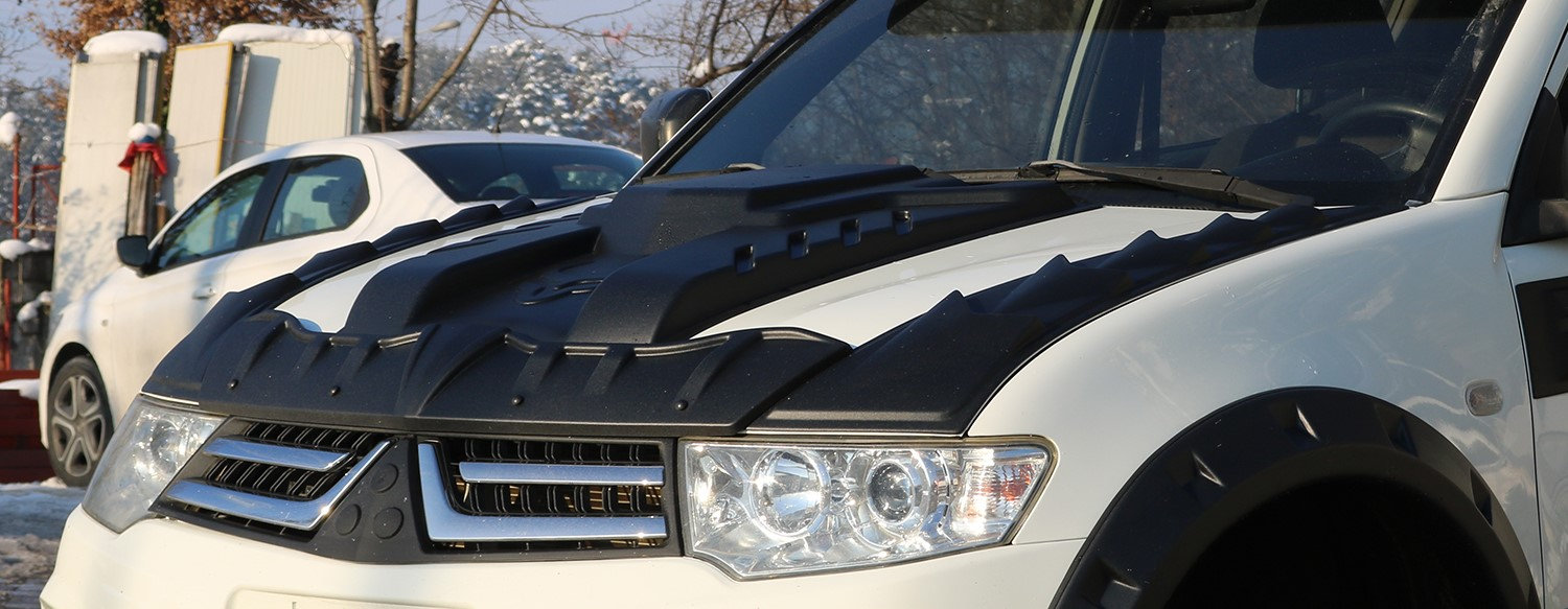 Mitsubishi L200 Front Hood Cladding 2007-2014 - Etsy