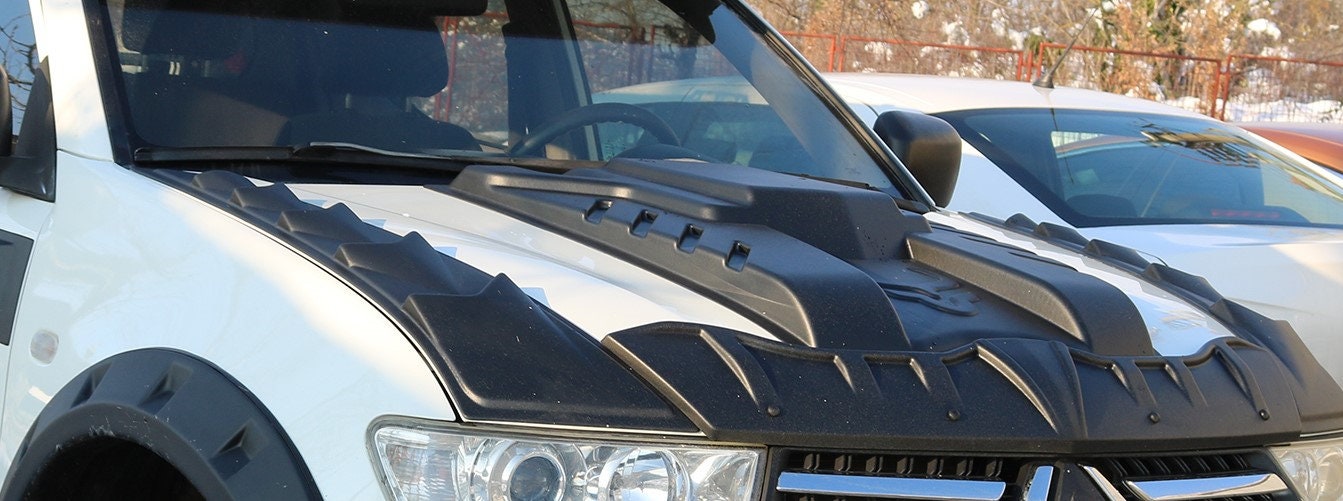 Mitsubishi L200 Front Hood Cladding 2007-2014 - Etsy