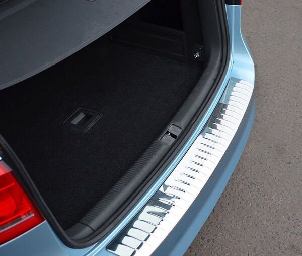 VW Passat B7 Rear Bumper Sill Cover S. Steel brushed - Etsy