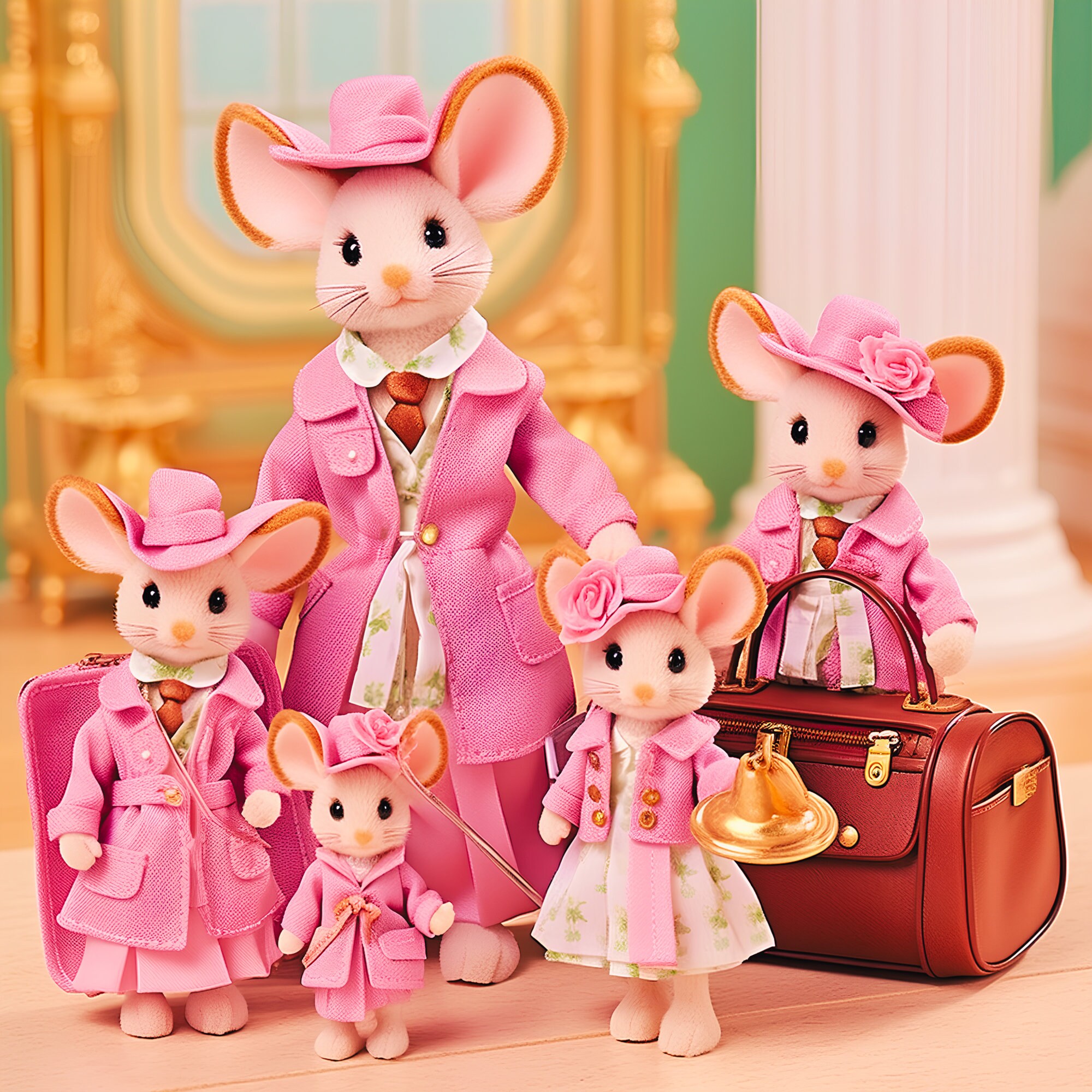 Whimsical Whiskers: Unique Mouse Designs in Vivid Hues & Delectable ...