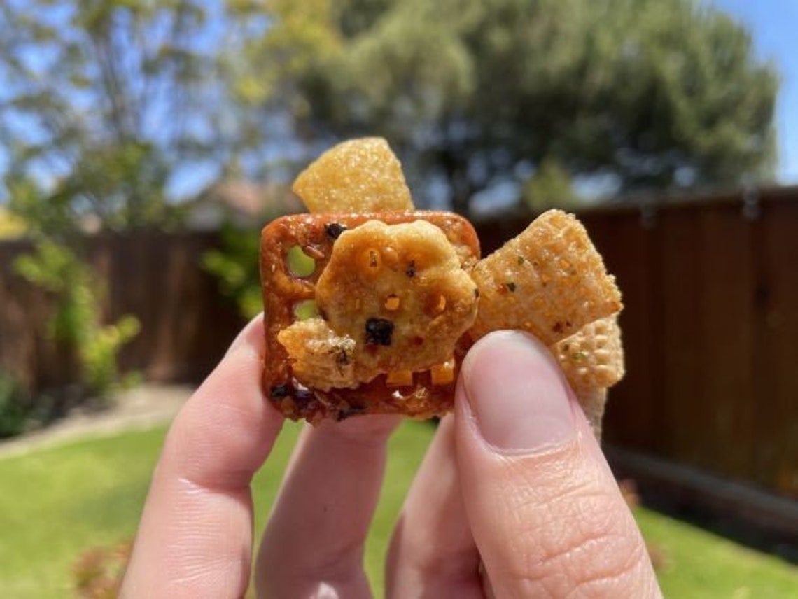 Furikake Snack Mix With Nuts: Sweet & Salty Chex Party Mix - Etsy