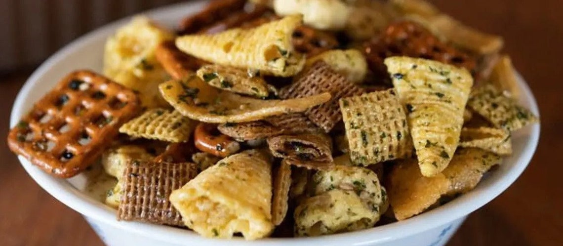 Furikake Snack Mix With Nuts: Sweet & Salty Chex Party Mix - Etsy