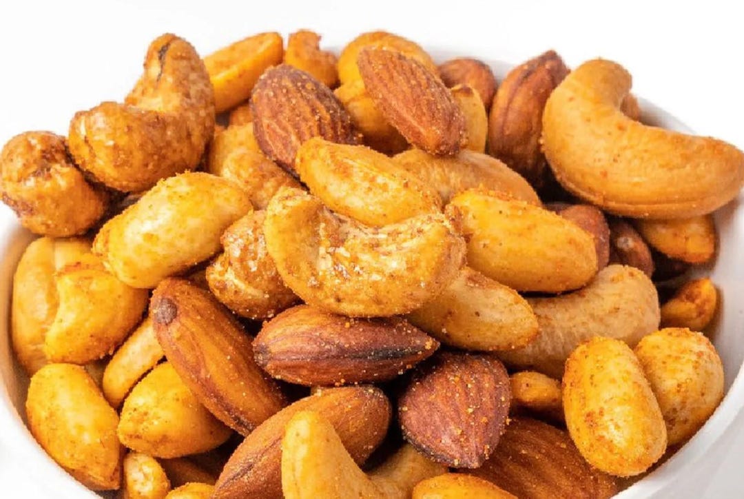 Hot Spicy Roasted Mix Nuts, Party MIX NUTS, Sweet, Salty Mix NUTS Bulk ...