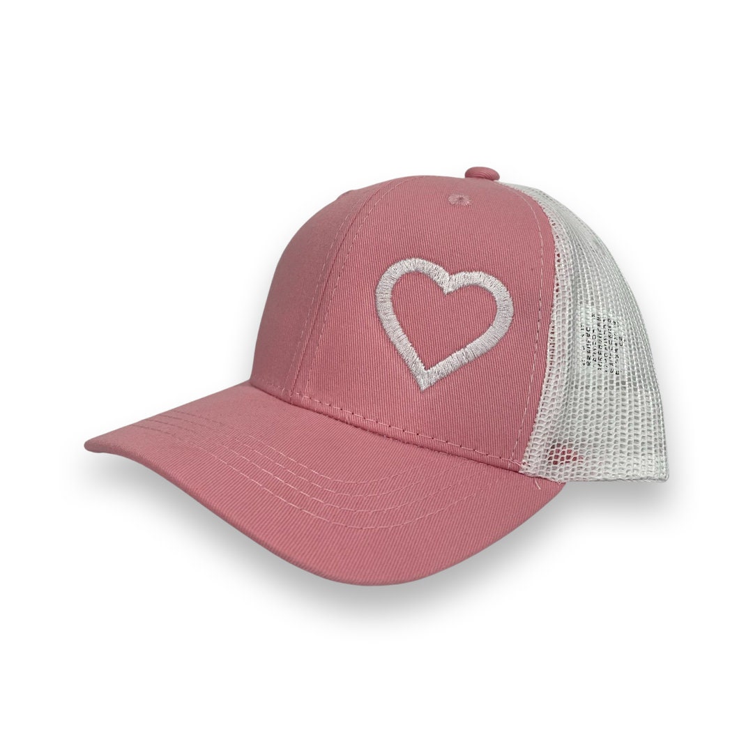 Youth, Kids, Pink, Heart, Girls, Boys, Colors, Bulk Hats, Stitched Hats ...