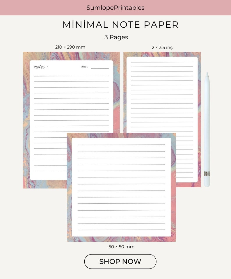 Printable Notes Page, Notes Template, Note Taking, Writing Paper, Notes ...