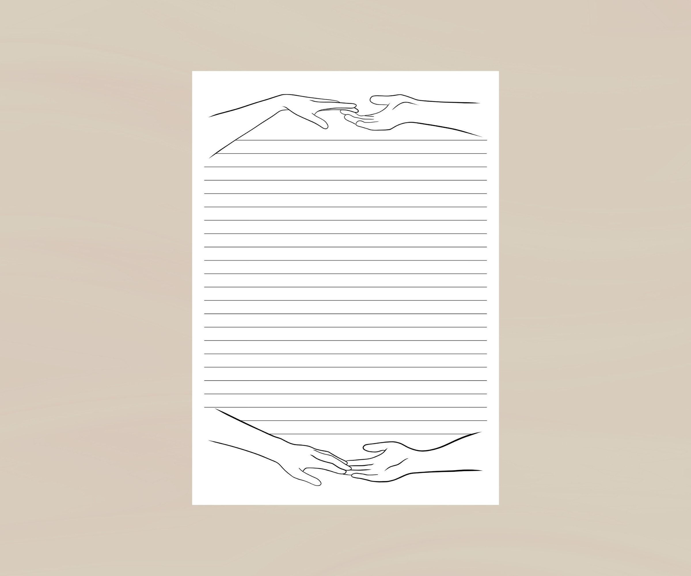 PRINTABLE Stationery Printable Writing Paper Printable - Etsy