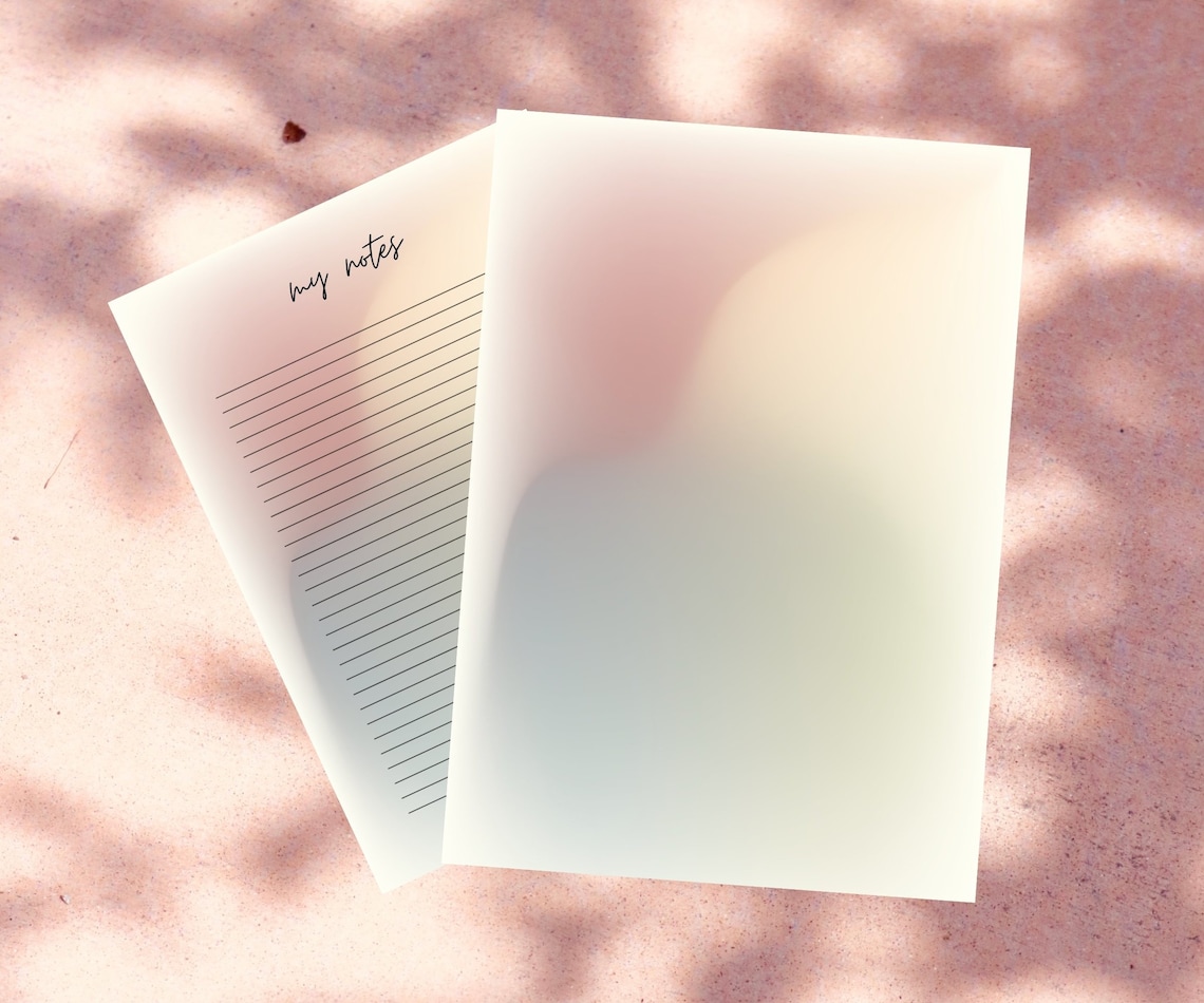 PRINTABLE Stationery, Stationary Paper, A4, 8.5x11, Lined Paper ...