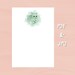 Green Printable Stationary, Printable Writing Paper, Printable Paper ...
