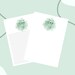 Green Printable Stationary, Printable Writing Paper, Printable Paper ...