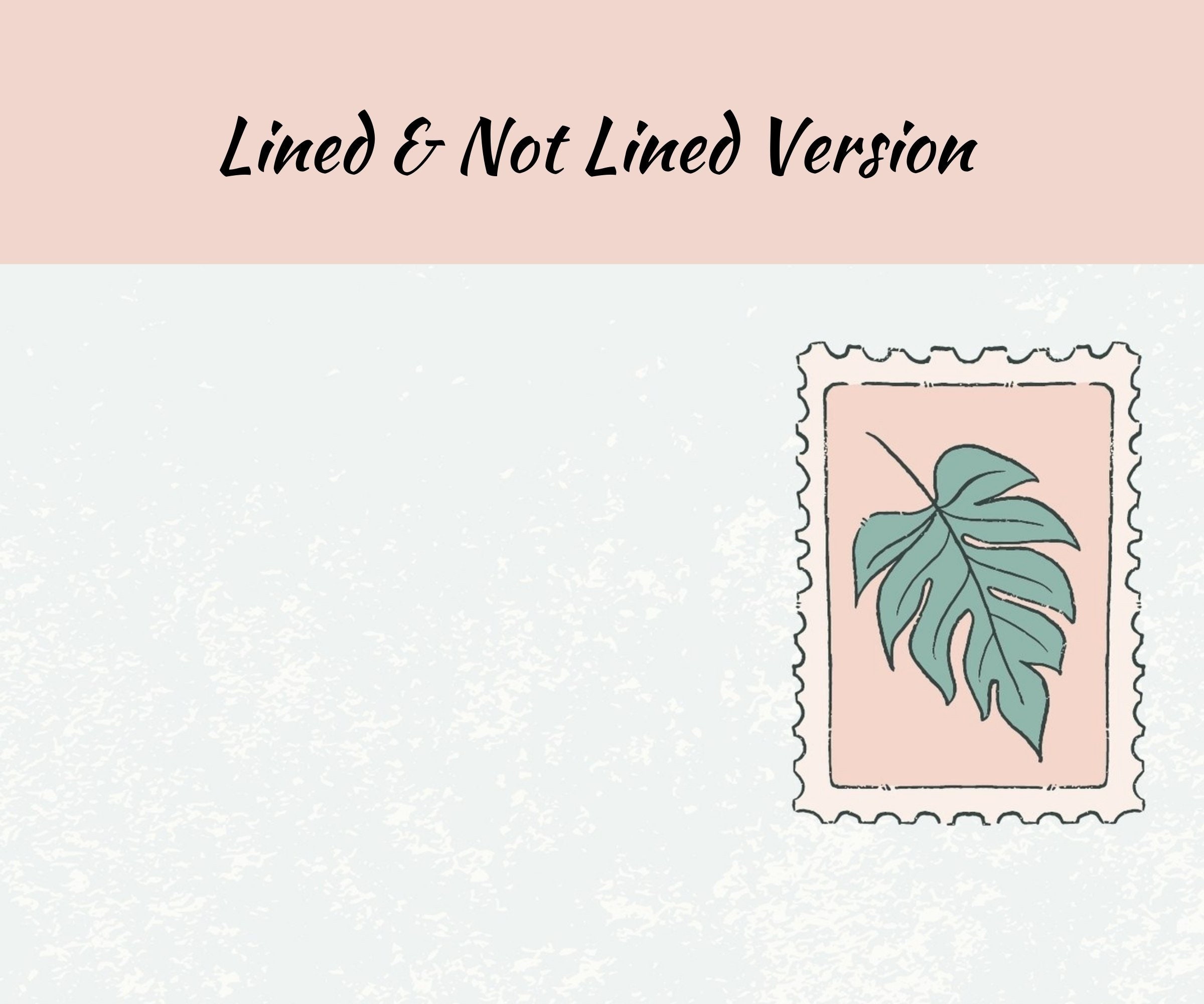 Leaf Printable Letter Paper, Line Sheet, Leaf Printable, Writing Paper ...