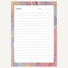 Printable Notes Page, Notes Template, Note Taking, Writing Paper, Notes ...