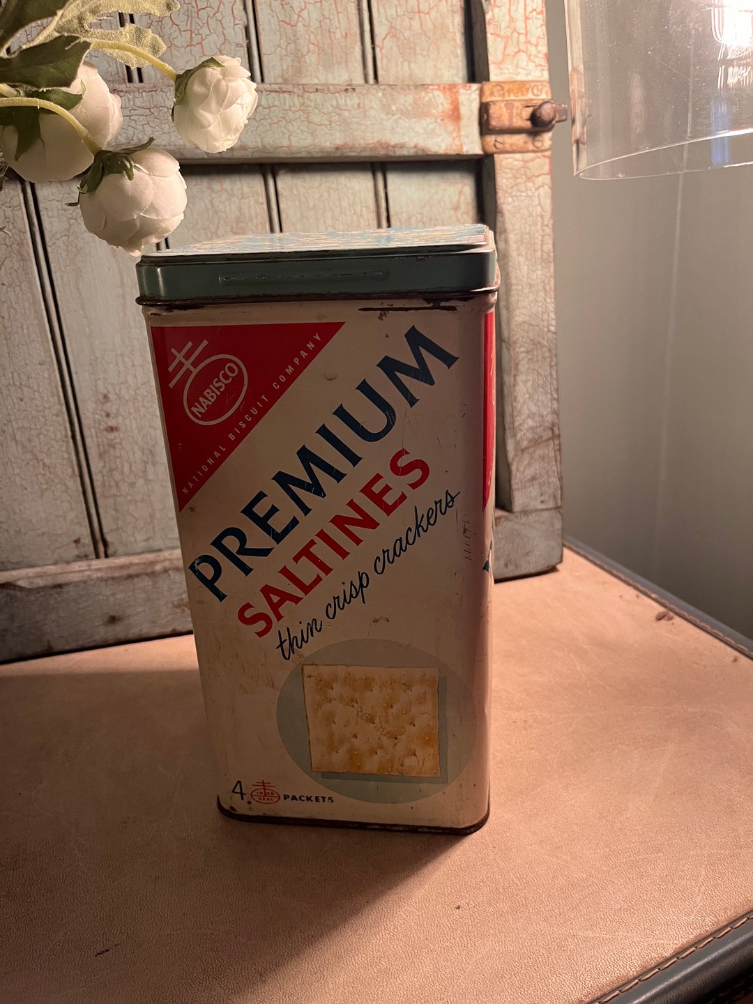 Vintage Nabisco Premium Saltines Tin - Etsy