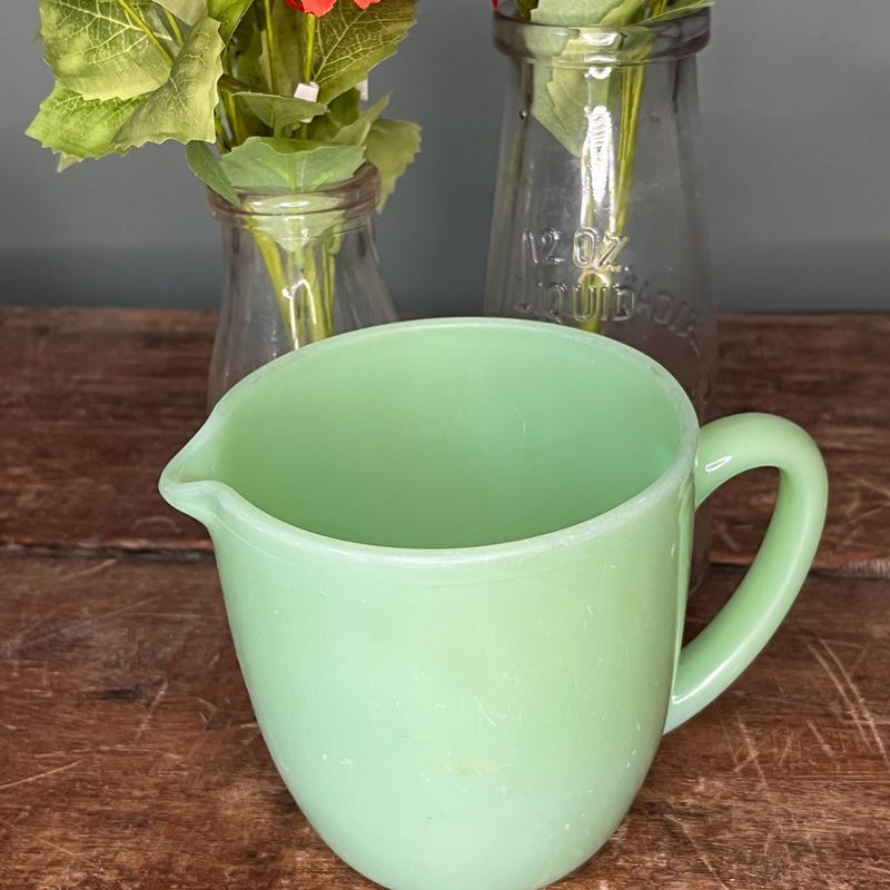 Jadeite Pitcher - Etsy