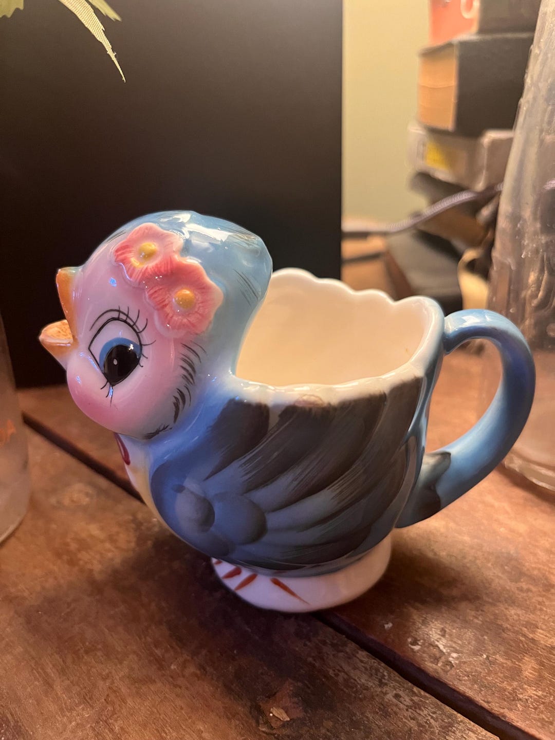 Lefton Bluebird Creamer - Etsy