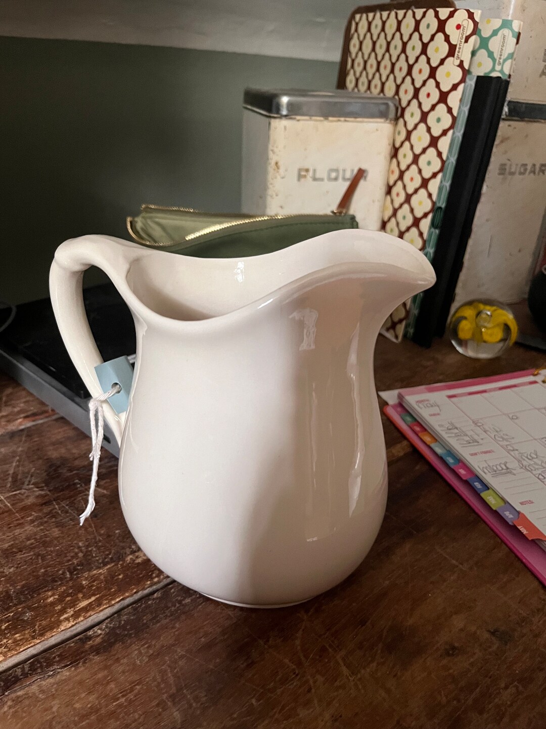 Antique Ironstone Pitcher/creamer - Etsy