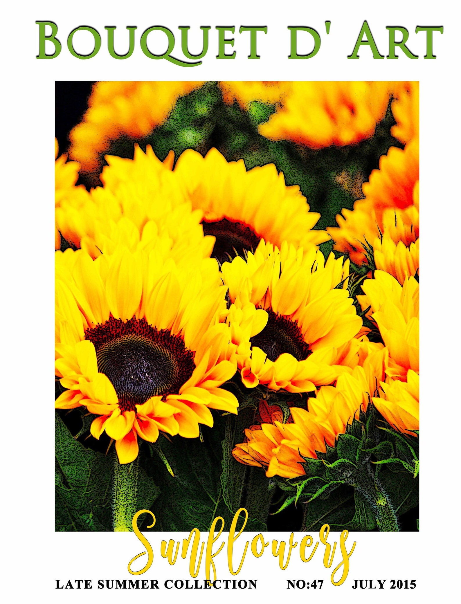 Sunflower Gallery of 9 Print Fall Décor Sunflower Printable Wall Art ...