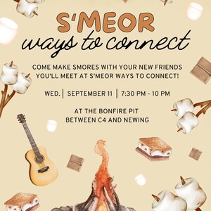 Editable Canva Template | Jewish S'mores Event Flyer | Warm Bonfire ...