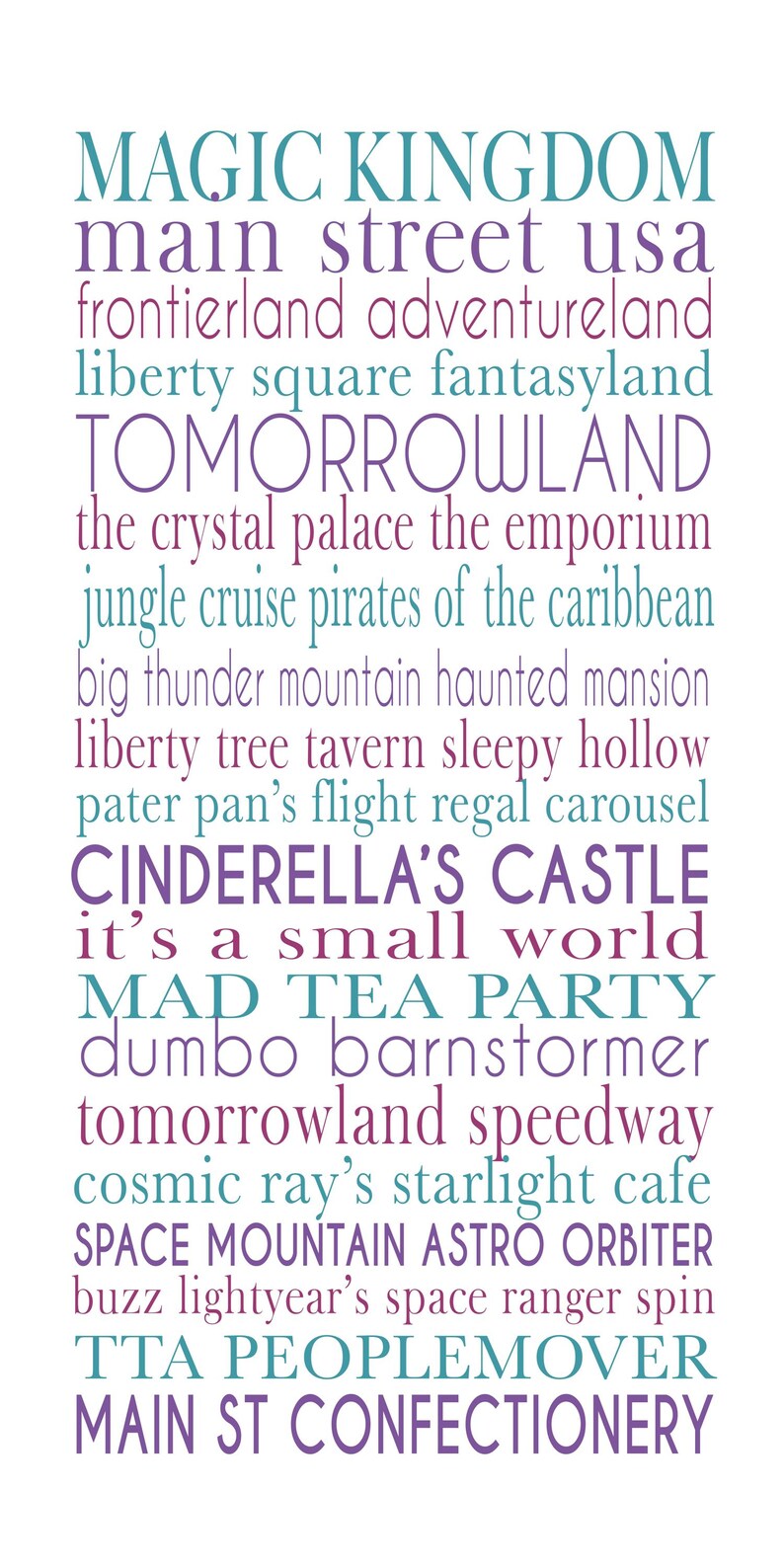 10x20 RTS and Custom Disney Posters - Etsy